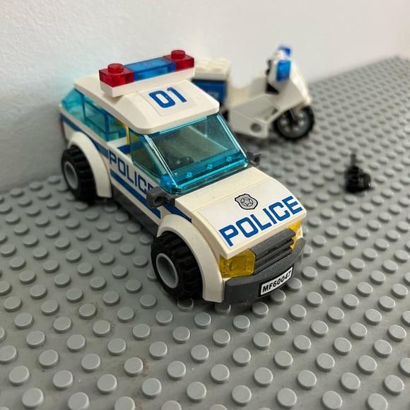 Toys | Lego City Police Car And Lego Police Motorcycle | Poshmark